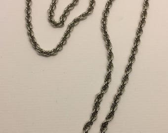 Silver rope chain | Etsy
