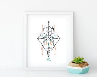 Tribal wall decor | Etsy