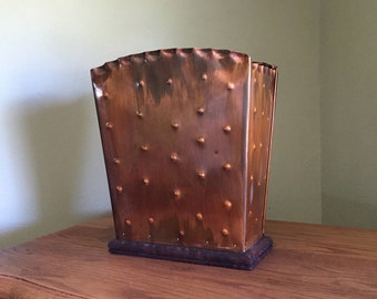 Rustic trash can | Etsy
