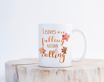 Autumn coffee mug | Etsy