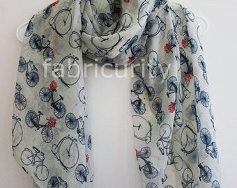 Bicycle scarf | Etsy