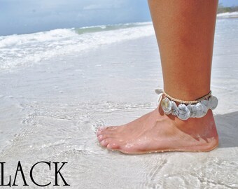 Shell anklet | Etsy