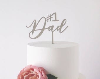 Dad cake topper | Etsy