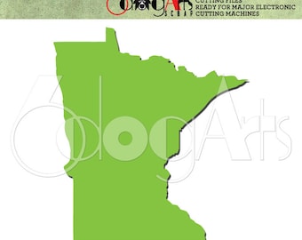 Minnesota state svg | Etsy