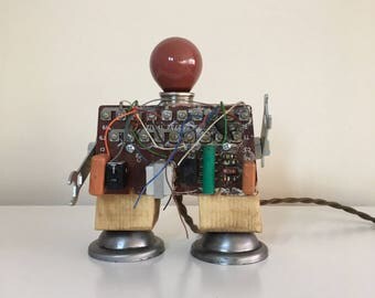 Robot lamp | Etsy