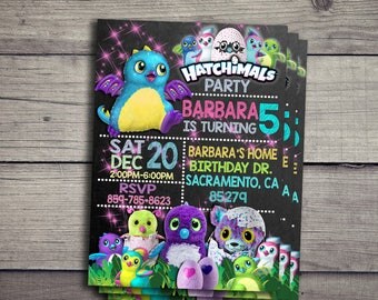 Hatchimal invitation | Etsy