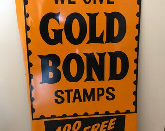 Gold bond stamps | Etsy