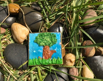 Polymer clay tree | Etsy