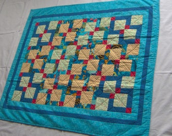 Pattern for Fresh & Fun Modern Patchwork Crib Quilt