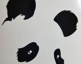 Panda decal | Etsy