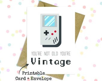 Geeky birthday card | Etsy