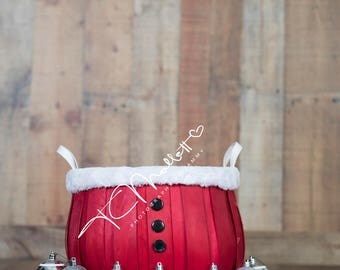 Santa backdrop | Etsy