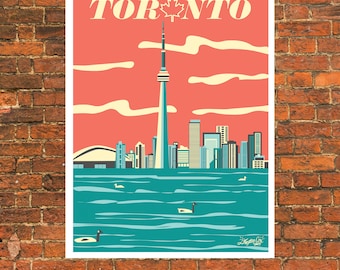 Toronto poster | Etsy