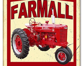 Farmall tractor | Etsy