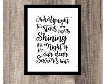 Christmas carol sign | Etsy