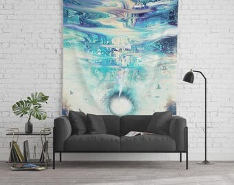 Psychedelic tapestry | Etsy