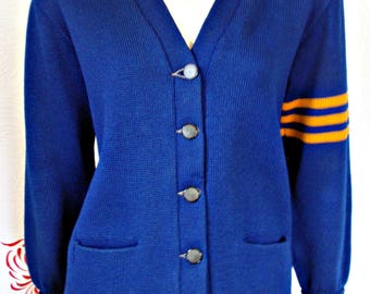 Letterman sweater | Etsy