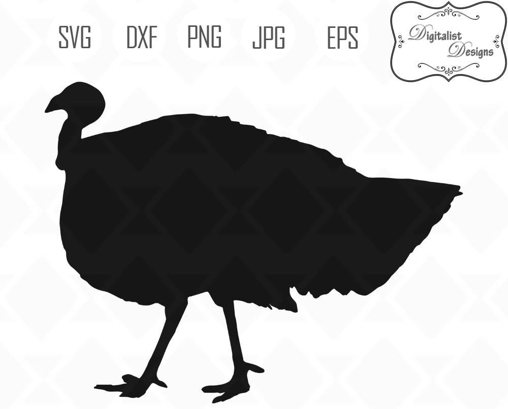 Turkey SVG Thanksgiving Nature Animal Forest Bird Cute Cutting