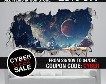 3d wall decals | Etsy