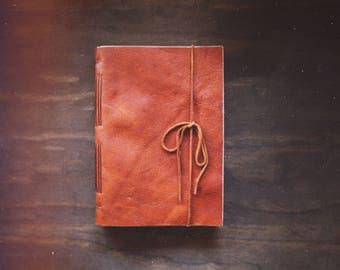 Leather sketchbook | Etsy