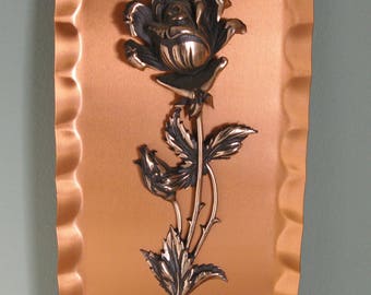 Copper wall art | Etsy