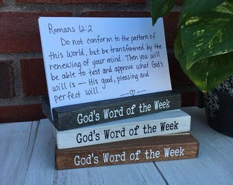 Scripture wood sign | Etsy