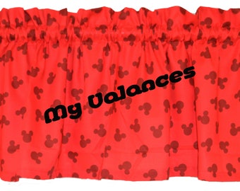 Mickey mouse valance | Etsy