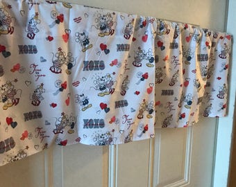 Mickey mouse valance | Etsy