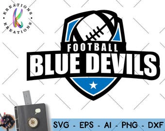 Blue devil svg | Etsy