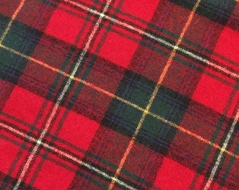 Tartan plaid fabric | Etsy