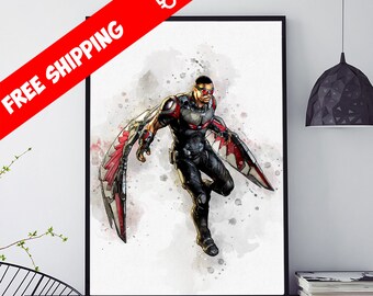 Falcons poster | Etsy