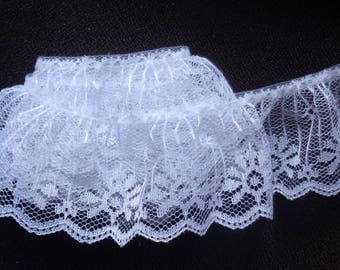 White ruffle lace | Etsy