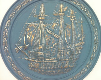 Vintage pirate ship | Etsy