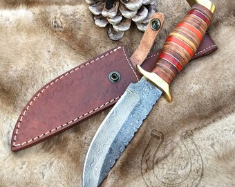 Damascus knives | Etsy