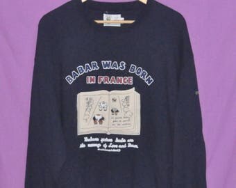 Vintage 1951 Babar et la Vieille Dame / French Babar Book