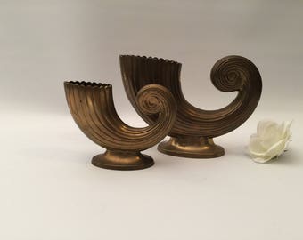 Cornucopia vase | Etsy