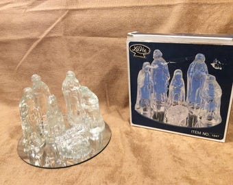 Glass nativity | Etsy