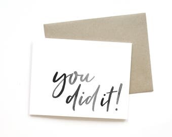 Achievement card | Etsy