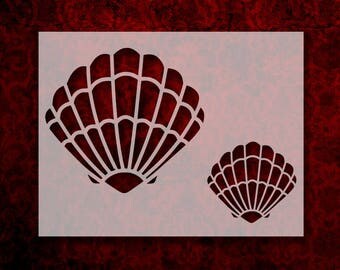 Shell stencils | Etsy