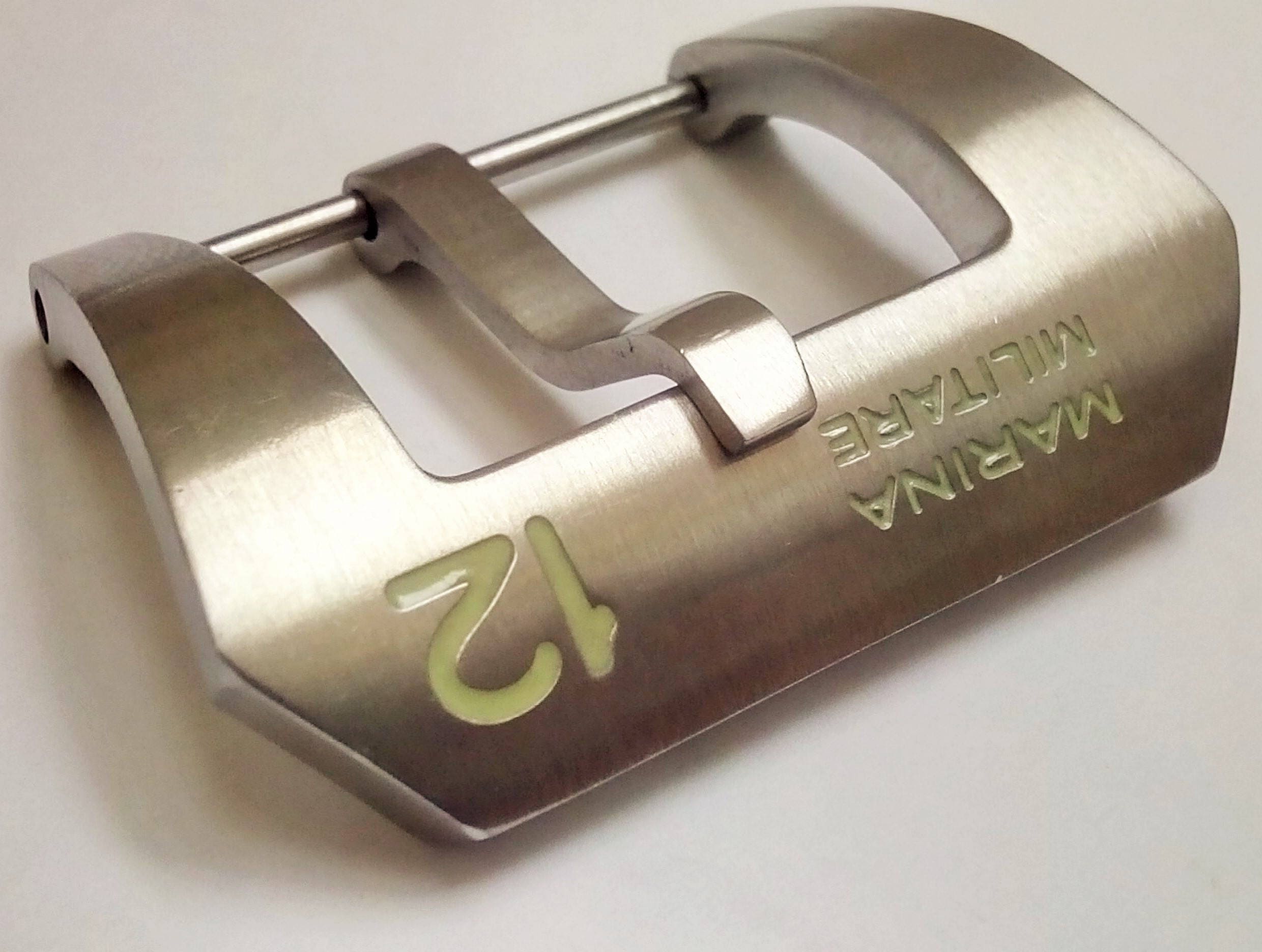 Panerai buckle 24mm Stainless Steel Luminous Number SCREW IN