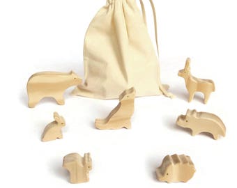 Forest animal toy | Etsy