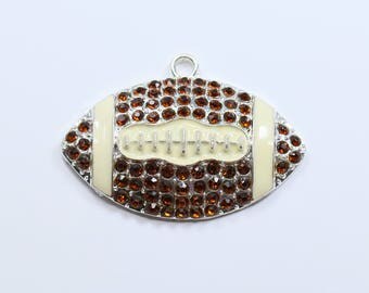 Football rhinestone | Etsy