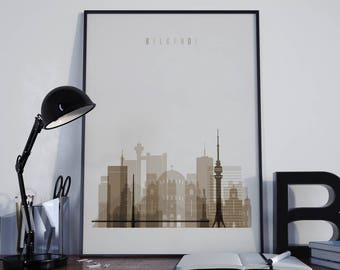 Belgrade Map Serbia Poster