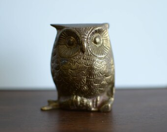 Brass owls | Etsy