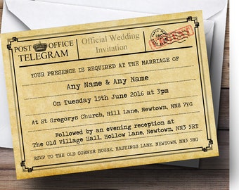 Telegram wedding | Etsy