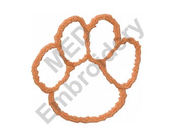 Animal Cat Dog Paw Print Machine Embroidery Design