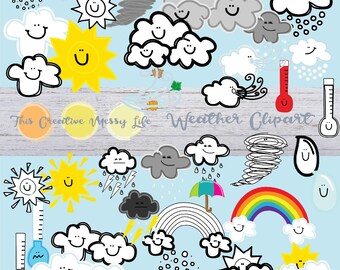 Raindrops clipart | Etsy