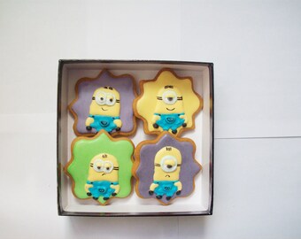 Minion cookies | Etsy