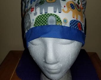 Scrub Hat Sewing Pattern DIY Reversible Lined Surgical Scrub