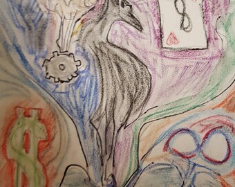 Psychic drawing | Etsy